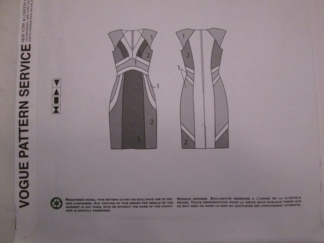 Vogue V1316 Sewing Pattern Fitted Dress Rebecca Taylor Sz 4-12 for sale ...