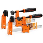 JORGENSEN 4 in LIGHT DUTY 2 PIECE STEEL BAR CLAMP SET Metal Wood F ...