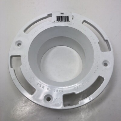 Oatey Level-Fit Closet Flange Fits 3" to 4" PVC Part # 43503 | eBay