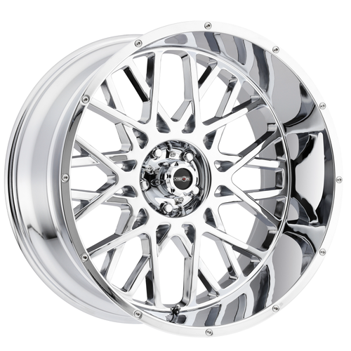 Vision Off-Road 20x12 Wheel Chrome 412 Rocker 6x5.5 -51mm Aluminum Rim ...