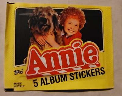 1982 TOPPS ANNIE Sticker Album Unopened Pack | eBay
