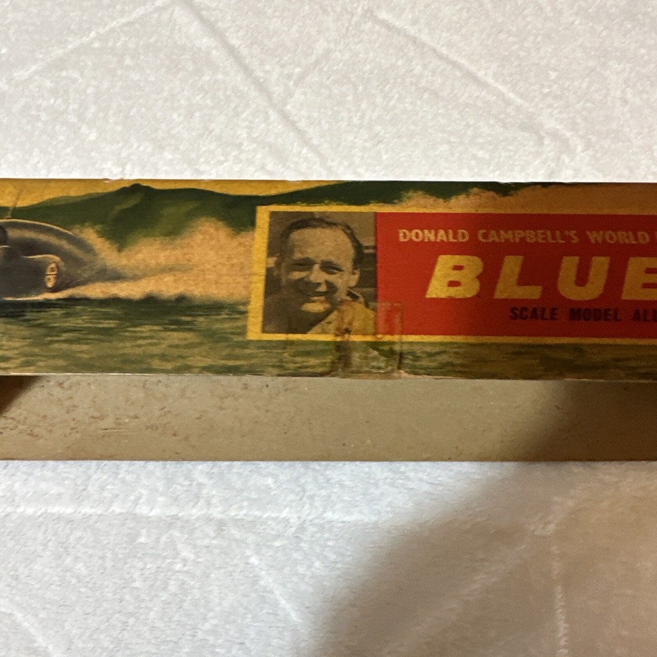 Merit Plastic Model Kit Donald Campbell's Bluebird K7 Jet Boat Complete ...