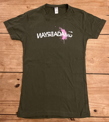 Official Bryan Adams Tour Merch - Womens T Shirt - Size Small - Olive ...