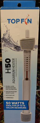 Top Fin 50w H50 Aquarium Submersible Heater BRAND NEW | eBay