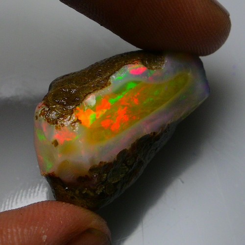 Stunning Ethiopian Opal Rough 34.45 Carats Large Opal Specimen Natural ...