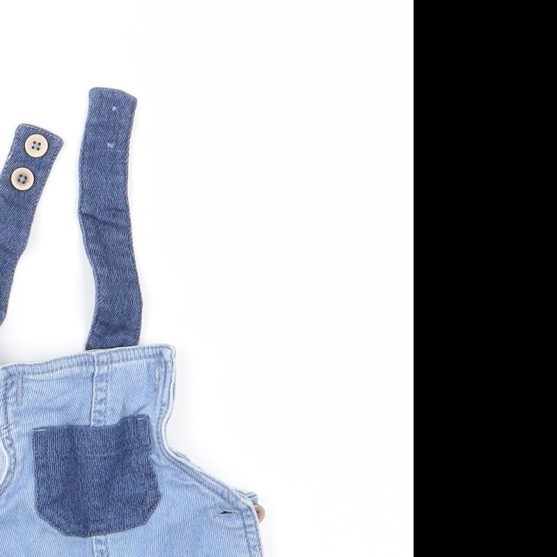 TU Baby Blue Cotton Blend Dungaree One-Piece Size 0-3 Months | eBay UK