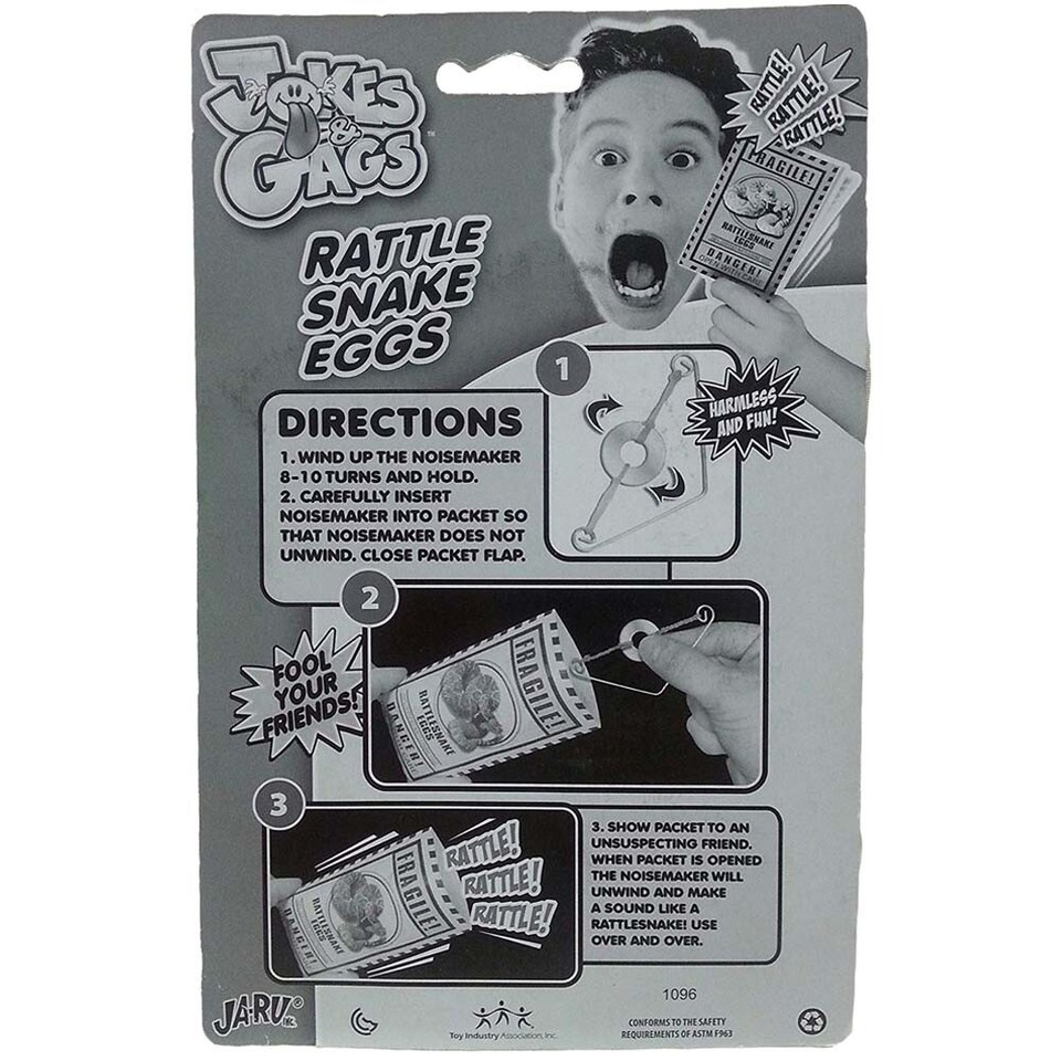 Ja-Ru Jokes & Gags Rattle Snake Eggs, 4 PCS [Harmless & Fun] (83895) | eBay