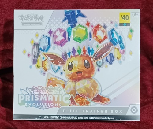 Pokémon Scarlett &Violet Prismatic Evolutions Elite Trainer Box Factory ...