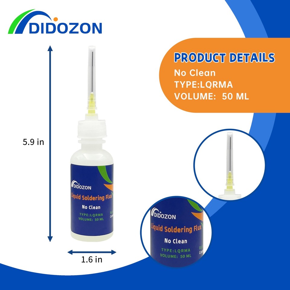 No Clean Liquid Soldering Flux Dropper, Rma Solder For 50ML | eBay