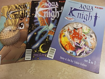 Aqua Knight Comics Part 2 No. 1, 2, 3 . See descrip. Vol 2,3 L- n. not ...