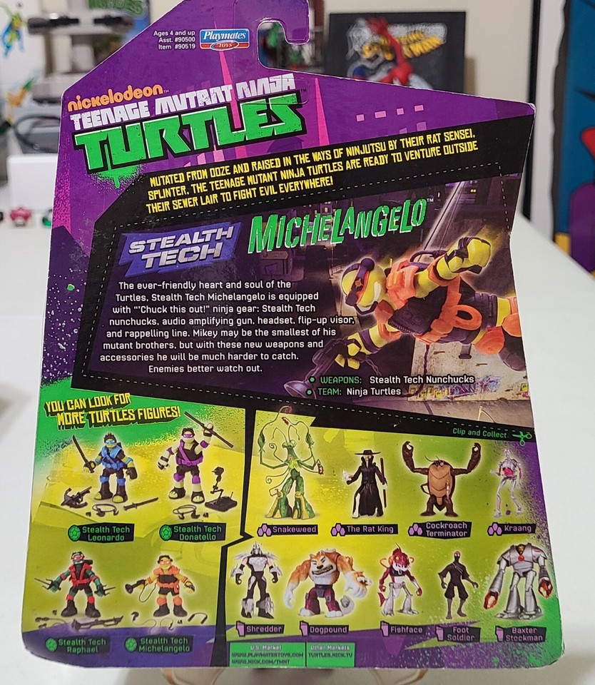 Stealth Tech Michelangelo Teenage Mutant Ninja Turtles Nickelodeon 2013 | eBay