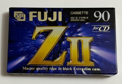 FUJI Z II 90 HIGH BIAS (CrO2) TYPE- II POSITION BLANK AUDIO CASSETTE ...