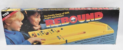 Rebound Game Tyco Games 1990 With All 8 Pucks No Instructions | eBay