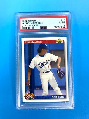1992 Upper Deck Star Rookie #18 Pedro Martinez (Rookie Card, HOF) - PSA ...