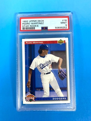 1992 Upper Deck Star Rookie #18 Pedro Martinez (Rookie Card, HOF) - PSA ...