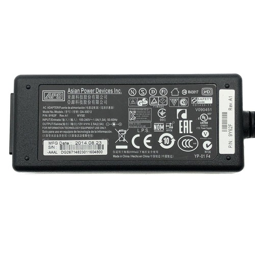 APD WYSE 12V 2.5A AC Adapter Charger Power Supply Cord 5.5 mm x 2.1 mm ...