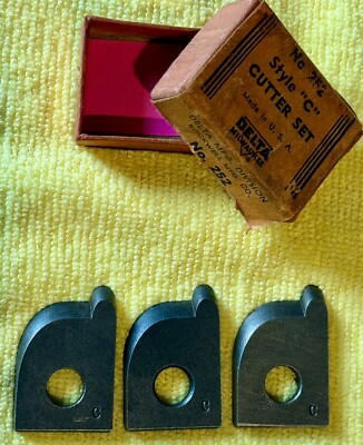 Delta Milwaukee 35-252 3 Piece Molding Shaper Cutter Set C | eBay