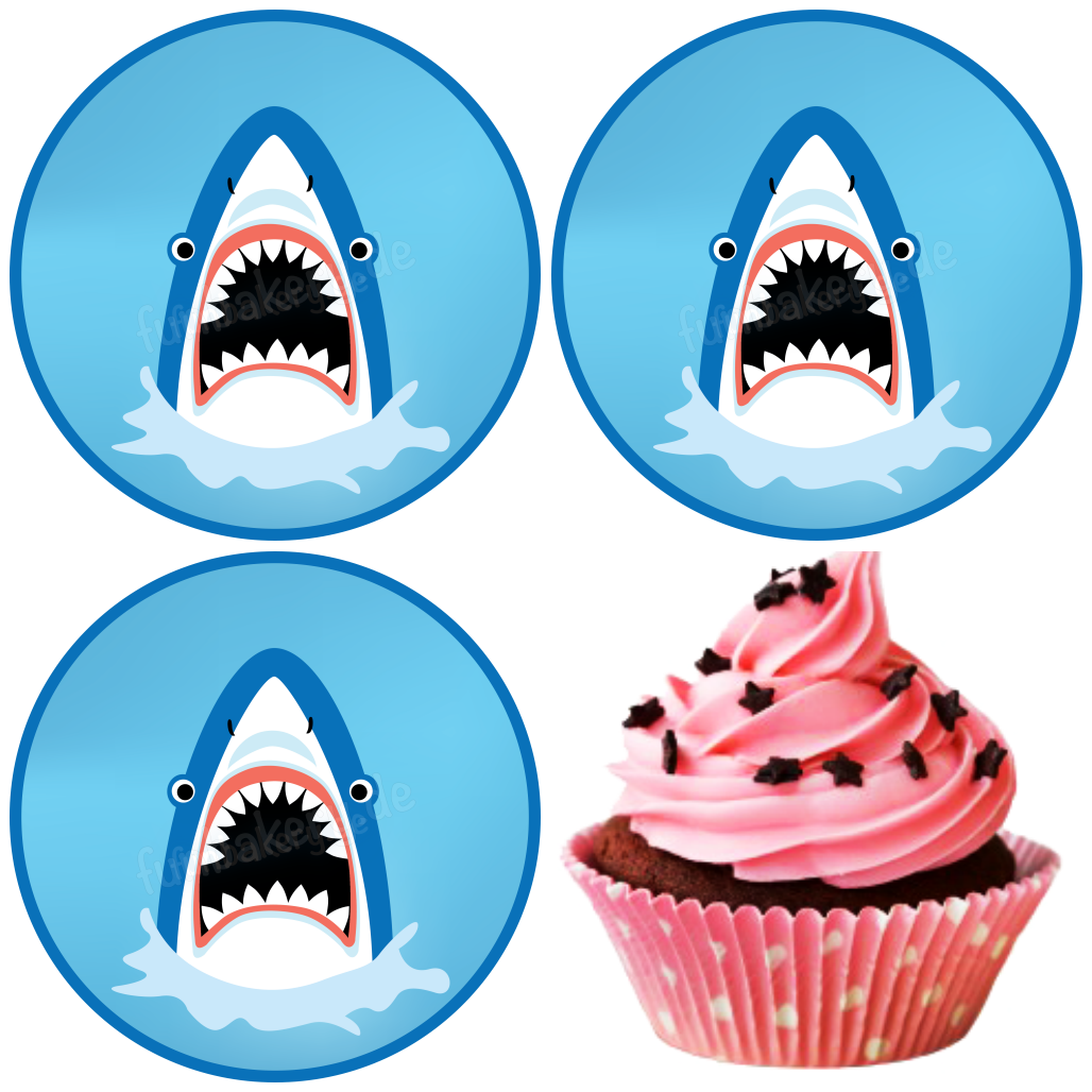 Ein Fisch, Zwei Fische Cupcakes