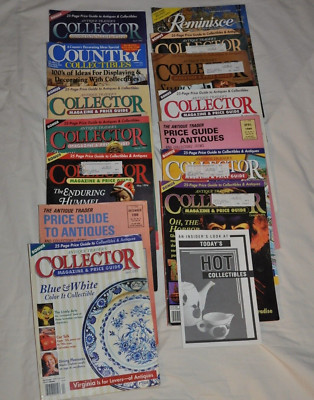 14 - Vintage ANTIQUE TRADERS - COLLECTORS 1988 - 1994 MAGAZINES PRICE ...