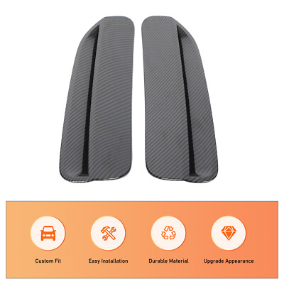 ABS Carbon Fiber Front Engine Hood Vent Cover For 2008 2009