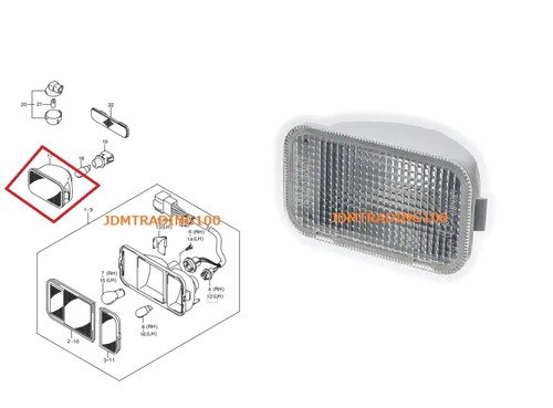 SUZUKI CARRY TRUCK DA63T DA65T Reverse Lamp Assembly Back Up Light ...