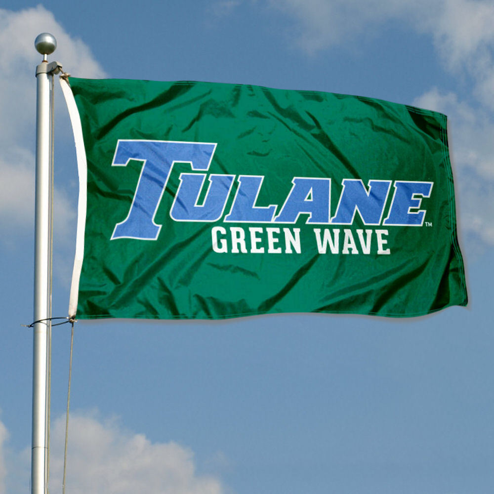 Tulane Green Wave Tulane Blue Flag Large 3x5 | eBay