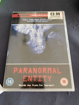 Paranormal Entity DVD, New And Sealed!! REGION 2!!!!!!!! | eBay