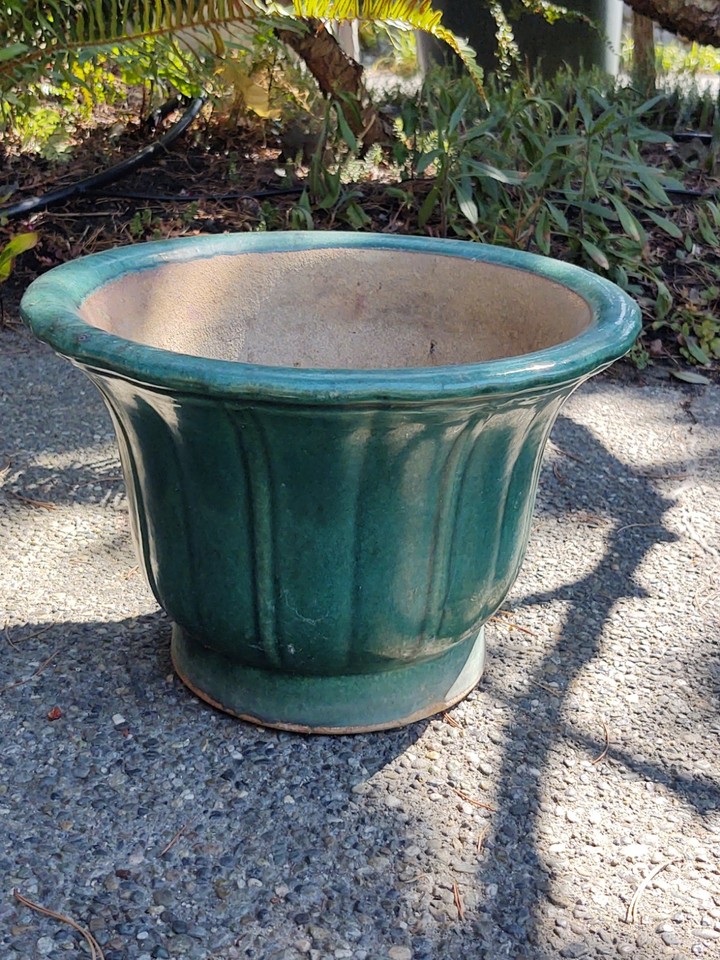 Antique Chinese Green Fluted provincial Planter 19th Century | eBay