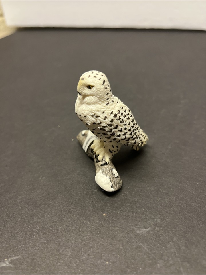 Schleich Snowy Owl Figurine 14616 Wildlife Animal Bird Toy 2011 Retired ...
