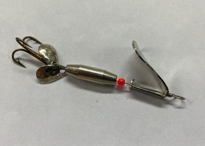 Vintage Mepps type Silver Spinner Lure | eBay