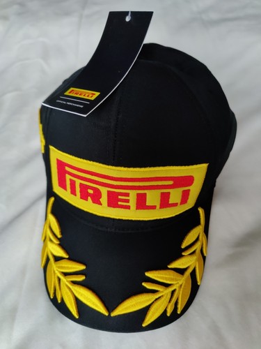 Pirelli 1st Place Hat Podium Cap Logo Black Adjustable Hat OSFM | eBay
