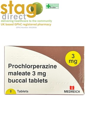 Prochlorperazine 3mg Buccal Tablets - Buccastem - 8 Tablets - Brands ...