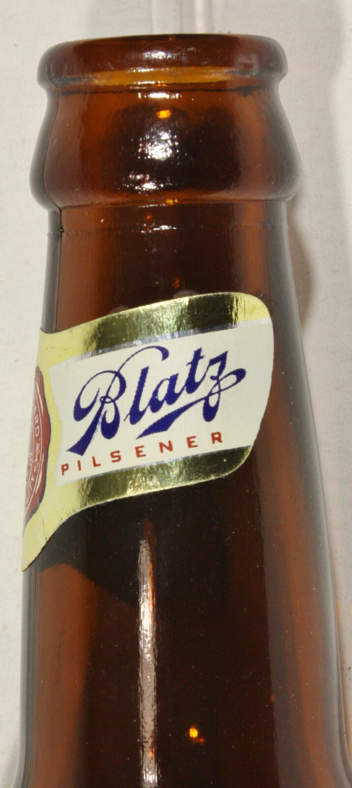 Rare Blatz Shorty Pilsener Foil labeled Beer Bottle Milwaukee’s First ...