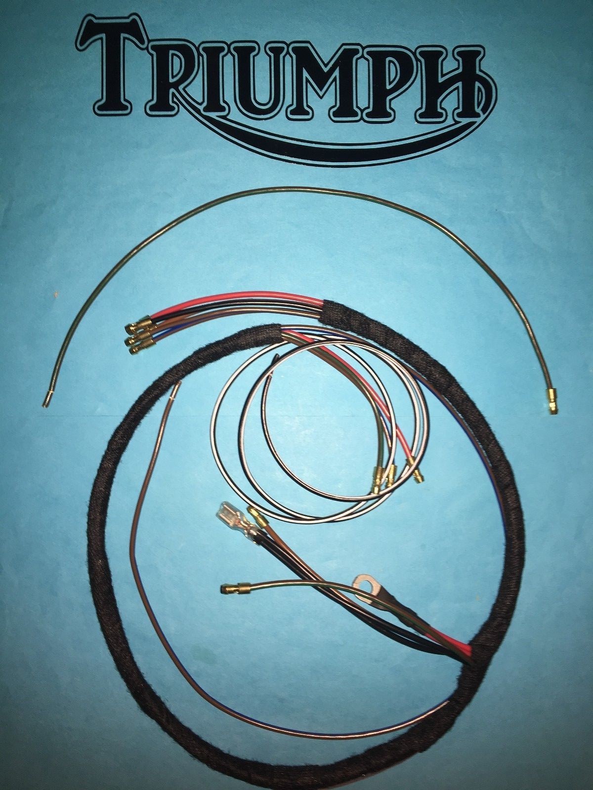 Triumph T20S SM SS T 200cc Tiger Cub 1963 to 1968 ET Loom Wiring ...