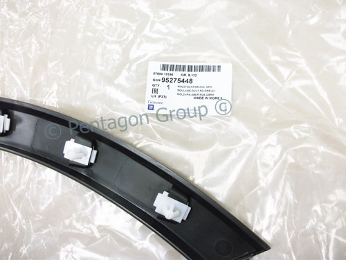 New Genuine Vauxhall Mokka N/S Left Front Wing Wheel Arch Moulding ...