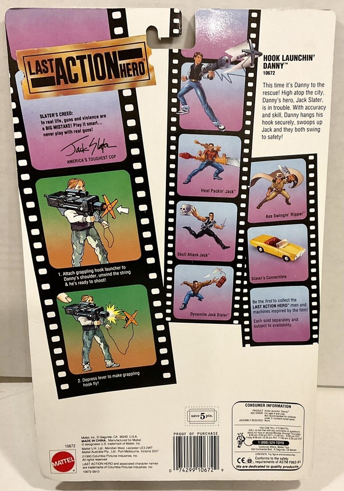 Vintage Mattel Last Action Hero Danny The Stunt Figure 1993 | eBay