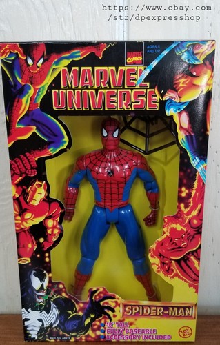 Marvel Universe SPIDER-MAN 10 Inch Action Figure Poseable ToyBiz 1997 ...