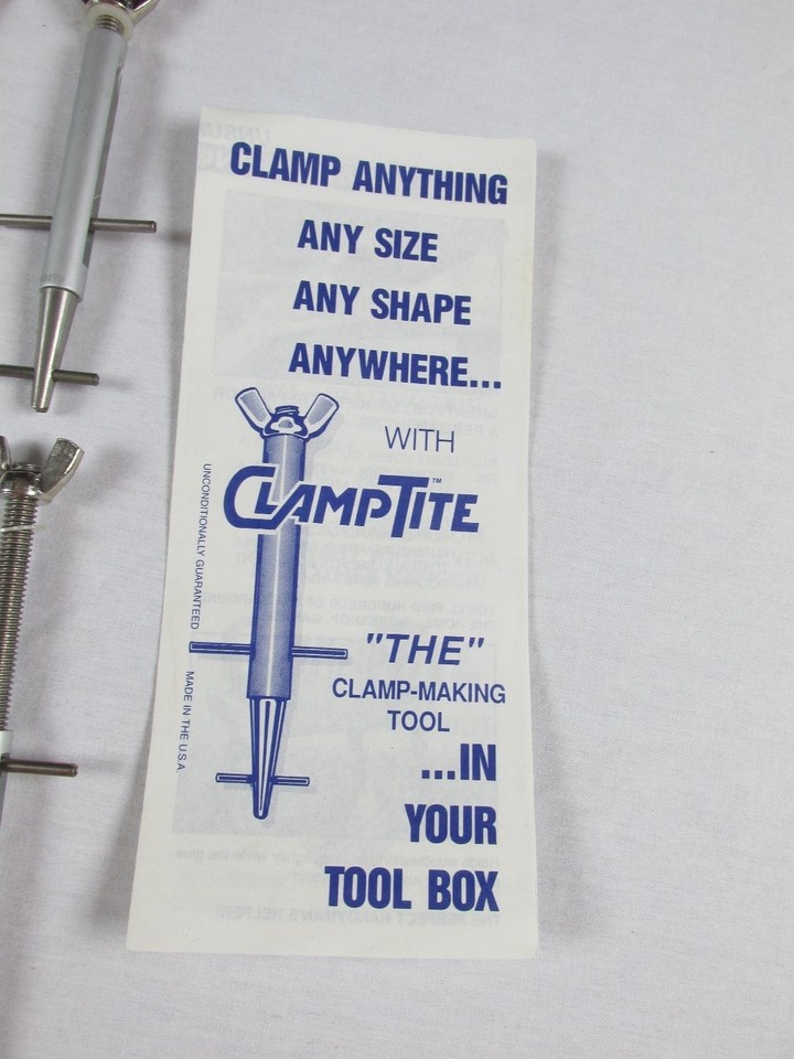 CLAMPTITE Tool Clamping Clamp Making Tool Professional Wire Clamps USA ...