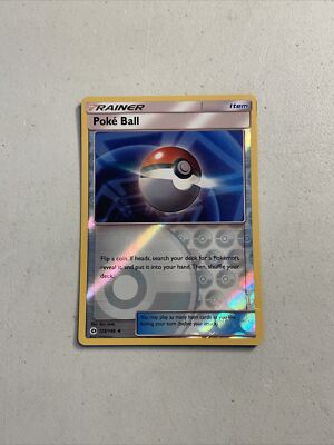 Pokemon TCG 2017 Sun & Moon Base Set -- Trainer Poke Ball #125/149 ...