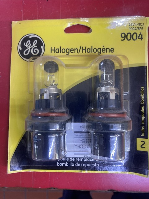 GE 9004 Pair 9004/bp2 Halogen Headlight Bulb Bulbs H9004ge2pk Hb1 for ...