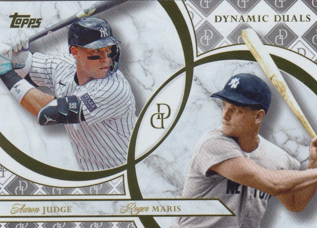 2024 Topps Dynamic Duals - #45 Aaron Judge, Roger Maris for sale online ...