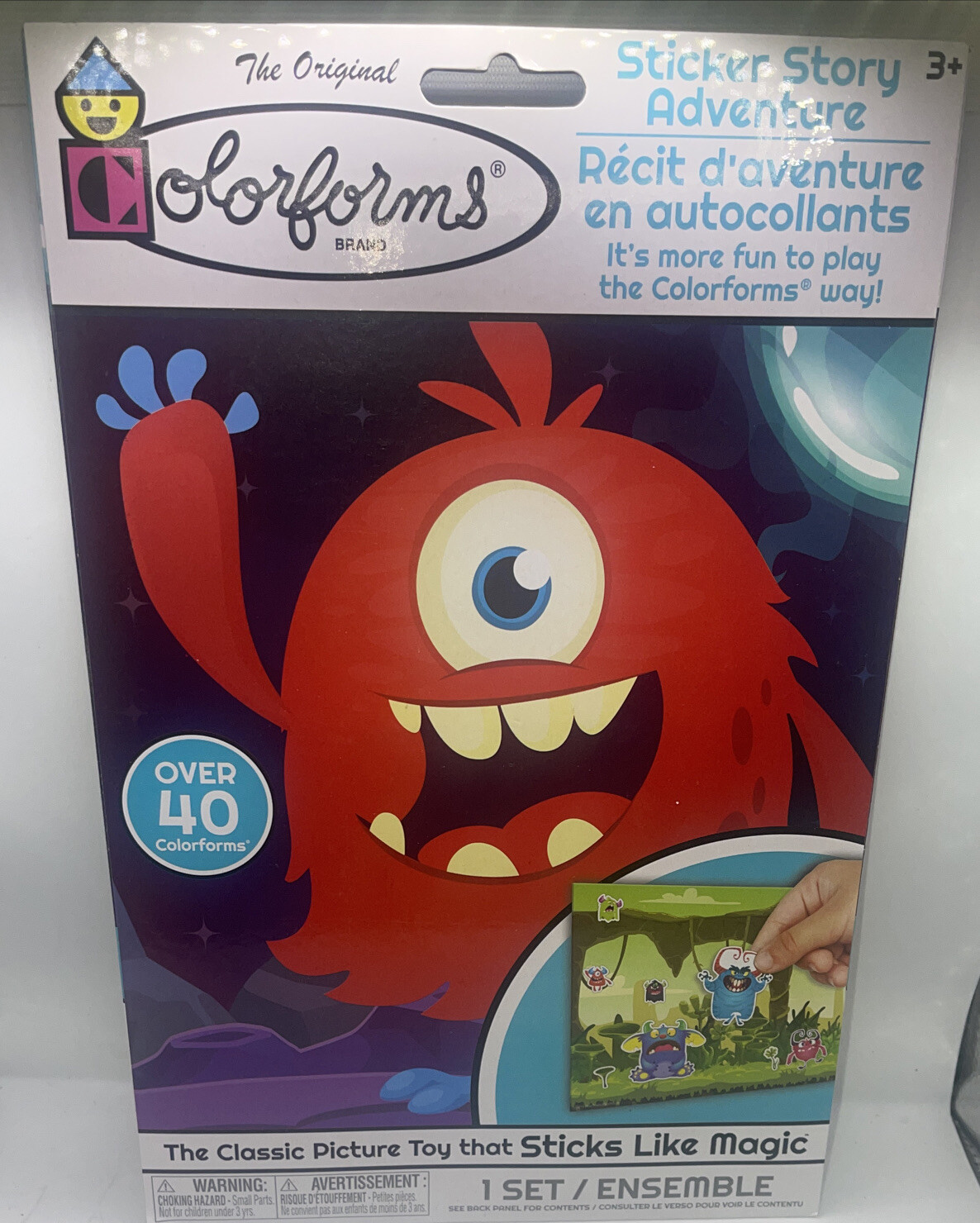 Colorforms Monster Story Sticker Adventure Classic Kids 3+ Original ...