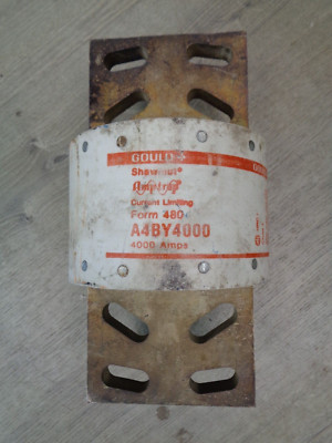 Nice Gould Shawmut A4BY4000 Fuse 4000 Amps Class L Form 480 Amp-trap ...