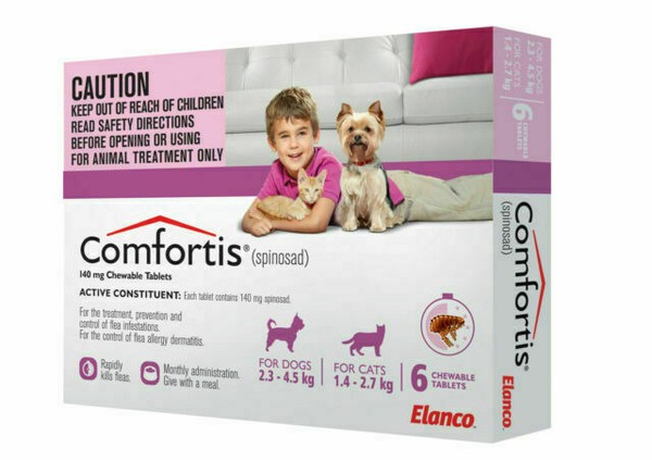Comfortis Plus Flea Control Tablets for Dogs - 6 Pack for sale online ...