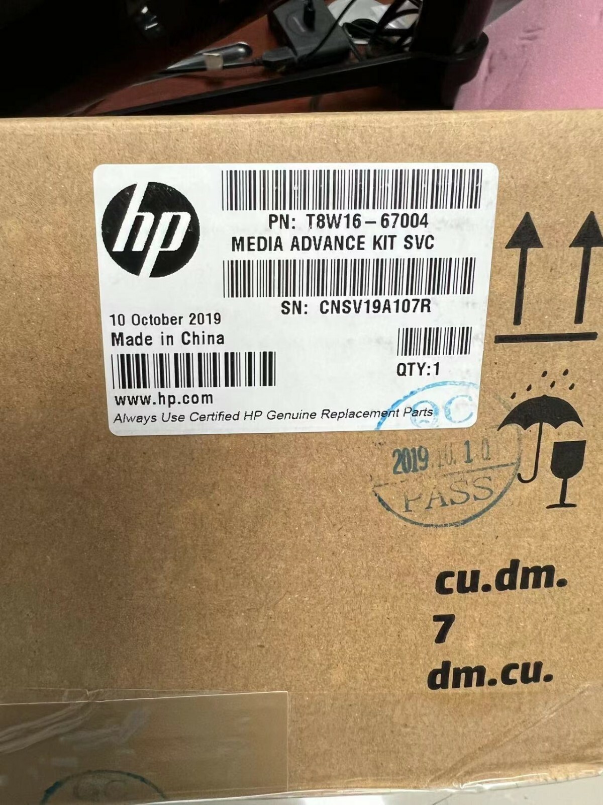 T8W16-67004 Media Advance Transmissio Motor For HP DJ T1700 Z6 Z9 T1708 ...