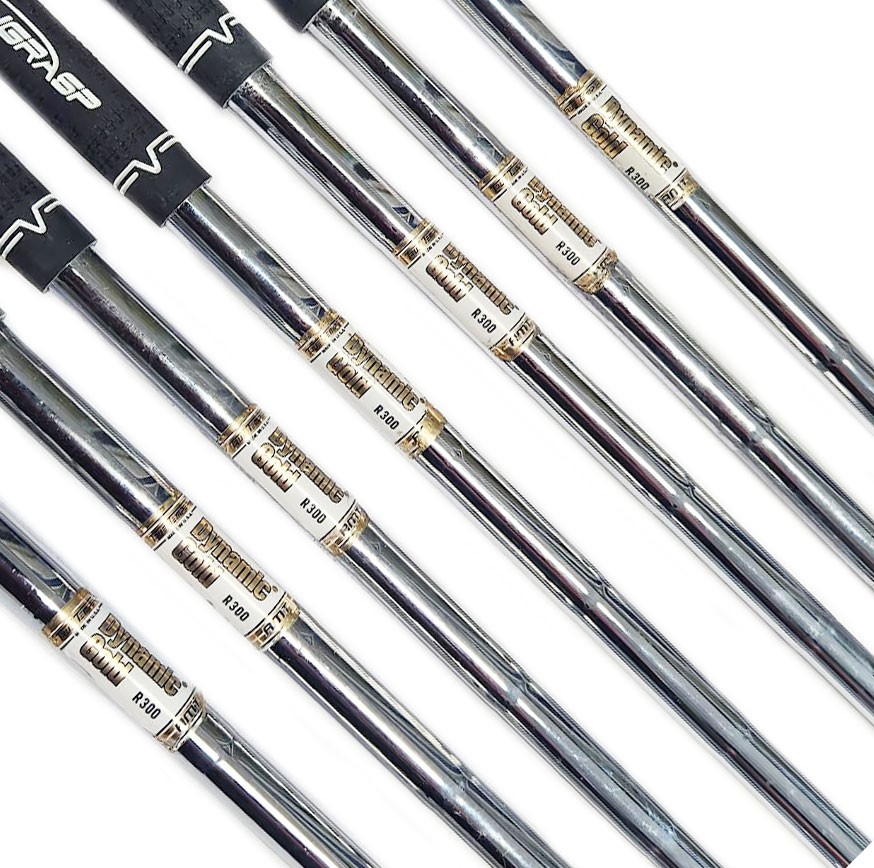 True Temper Dynamic Gold AMT 4-PW Iron Shaft Set R300 Regular Flex .355 ...