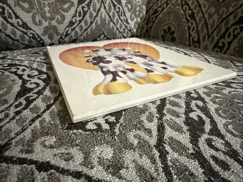 Stewart Moskowitz 1974 COWS IN LOVE Plaque 8” x 10” VINTAGE POP ART ...