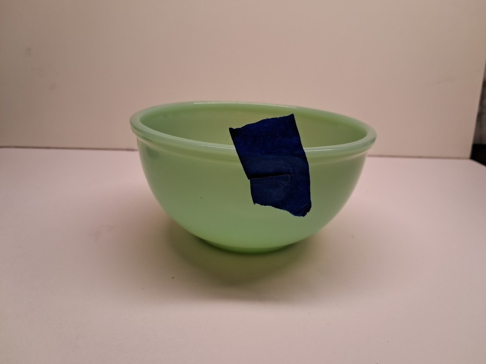 Vintage Fire King Green Jadeite 4.75" W Bowl with Rolled Edge 2.5" H | eBay