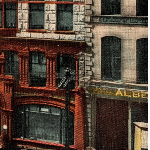 Albany, NY Hampton Hotel/Mens Shop Albert/Man Carrying Ladder/Mayor ...