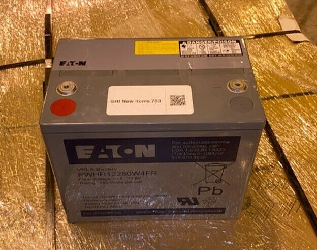 Eaton Corporation Lot Of 10 Batteries 12flx300 75a Ups Battery For ...